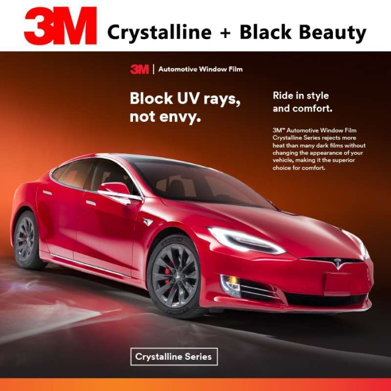 Promo Kaca Film 3m Crystalline Dan Black Beauty Diskon 23% Di Seller ...