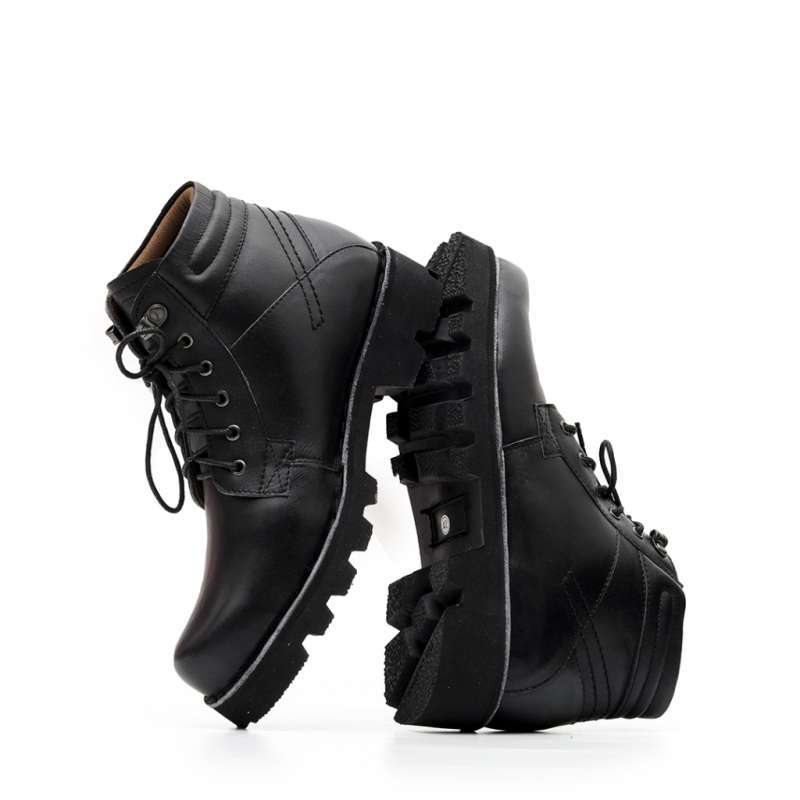 Promo Sepatu Safety Ujung Besi Kulit Original Shoes Diskon 27% Di ...