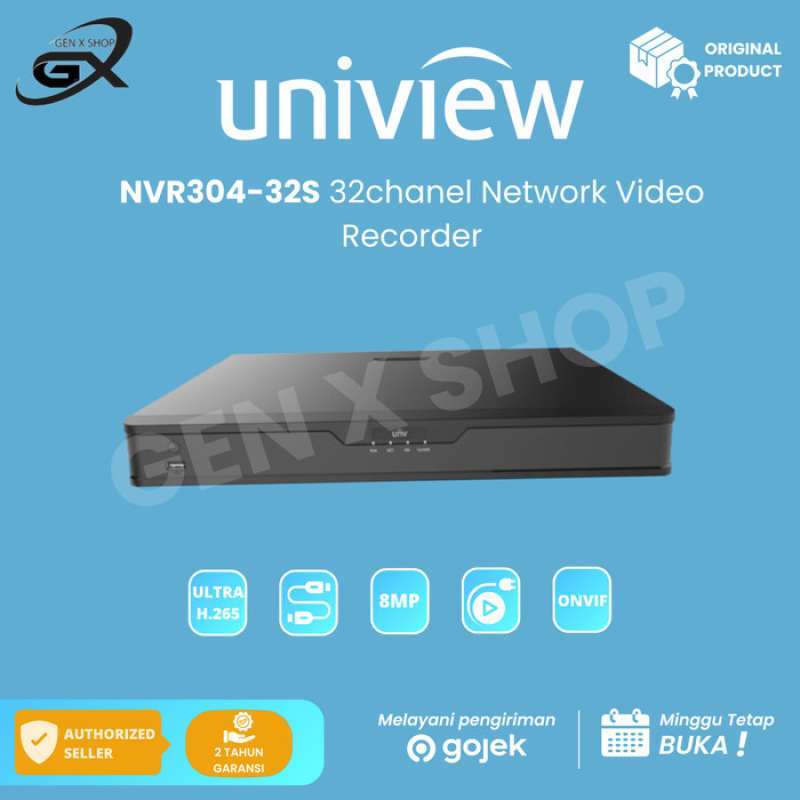 Promo Uniview Nvr304-32s 32 Channel Network Video Recorder Diskon 23% ...