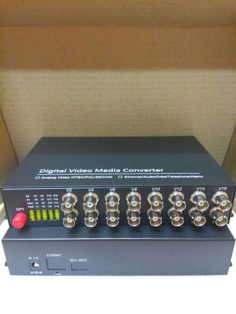 Promo Cctv To Fiber Optic Converter 16 Chn Diskon 23% Di Seller ...