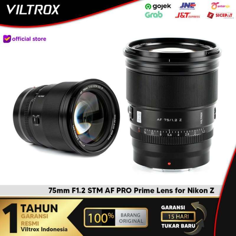 Promo Viltrox Lensa 75mm F1.2 Stm Af Pro Prime Lens For Nikon Z Diskon 23% Di Seller Guinevere ...