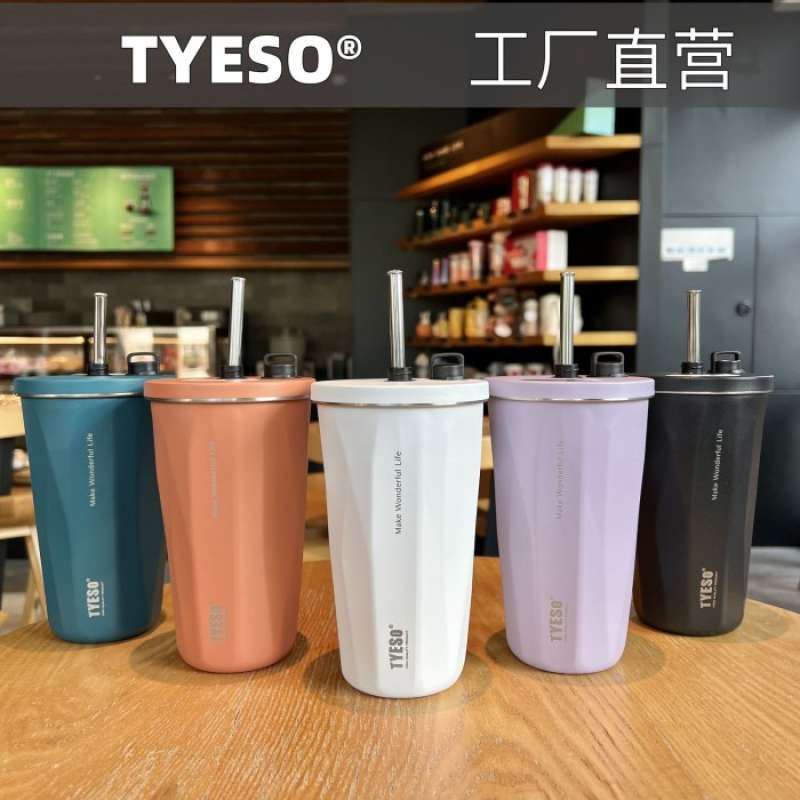 Promo Tumbler Tyeso Cup Kopi High Quality/vacuum Insulated/tumbler 600ml Diskon 23% Di Seller ...