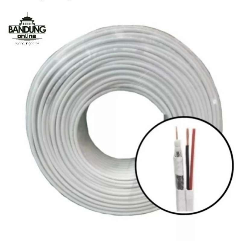 Jual 100m Kabel Cctv Coaxial Rg59 Plus Power Di Seller Winter ...