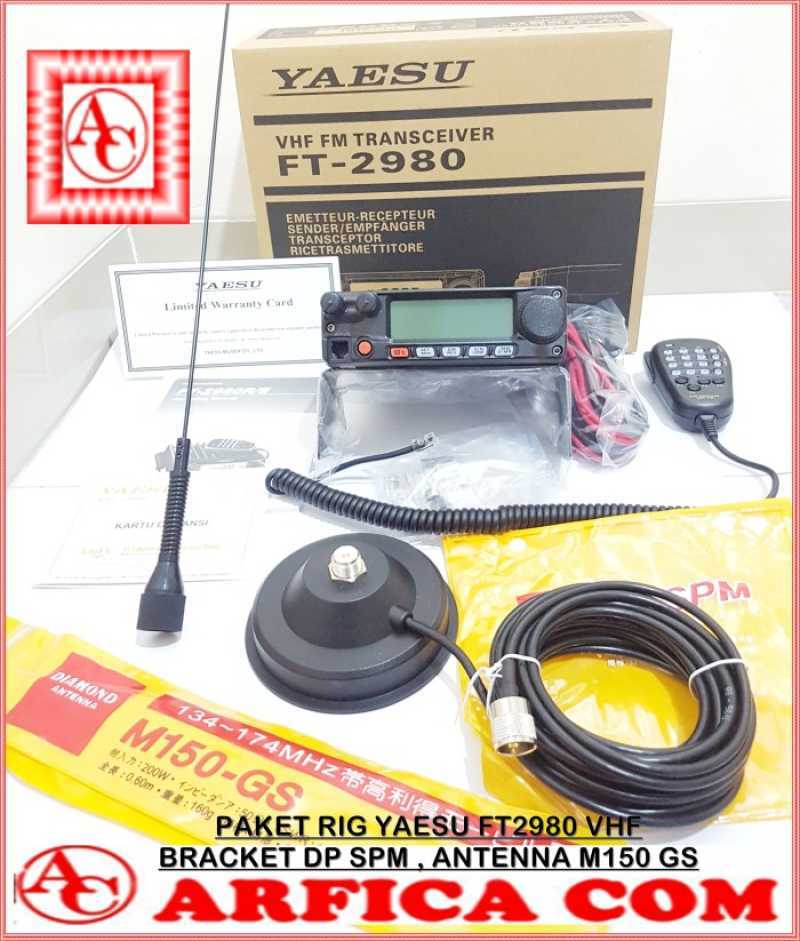 Promo Paket Radio Rig Yaesu Ft2980 Ft 2980 R/e Ft 2980r Set Antena Dp ...