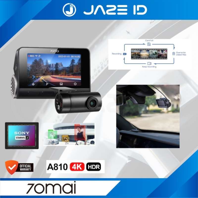 Promo Promo- 70mai Dash Cam Pro Plus A810 Ai 4k Car Dvr Mobil Gps ...