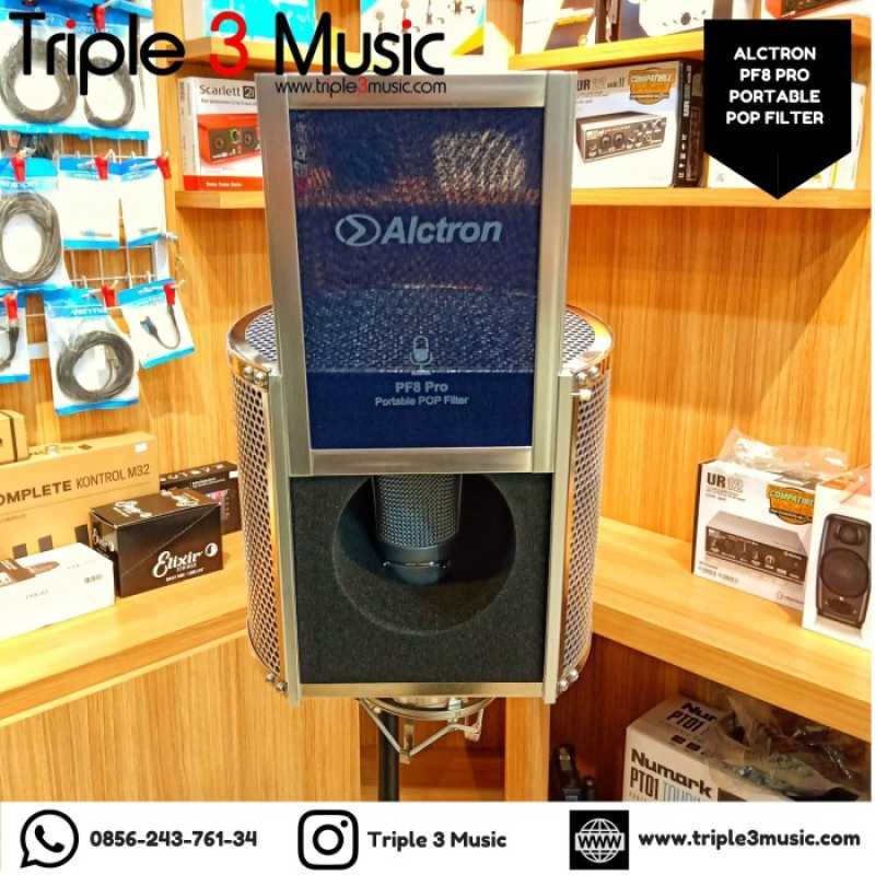 Promo Alctron Pf8 Pro Pf8pro Mic Screen Akustik Pop Filter O.r.ig.in.al ...
