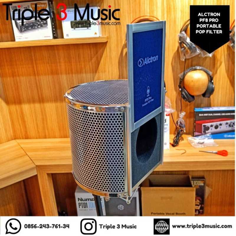 Promo Alctron Pf8 Pro Pf8pro Mic Screen Akustik Pop Filter O.r.ig.in.al ...