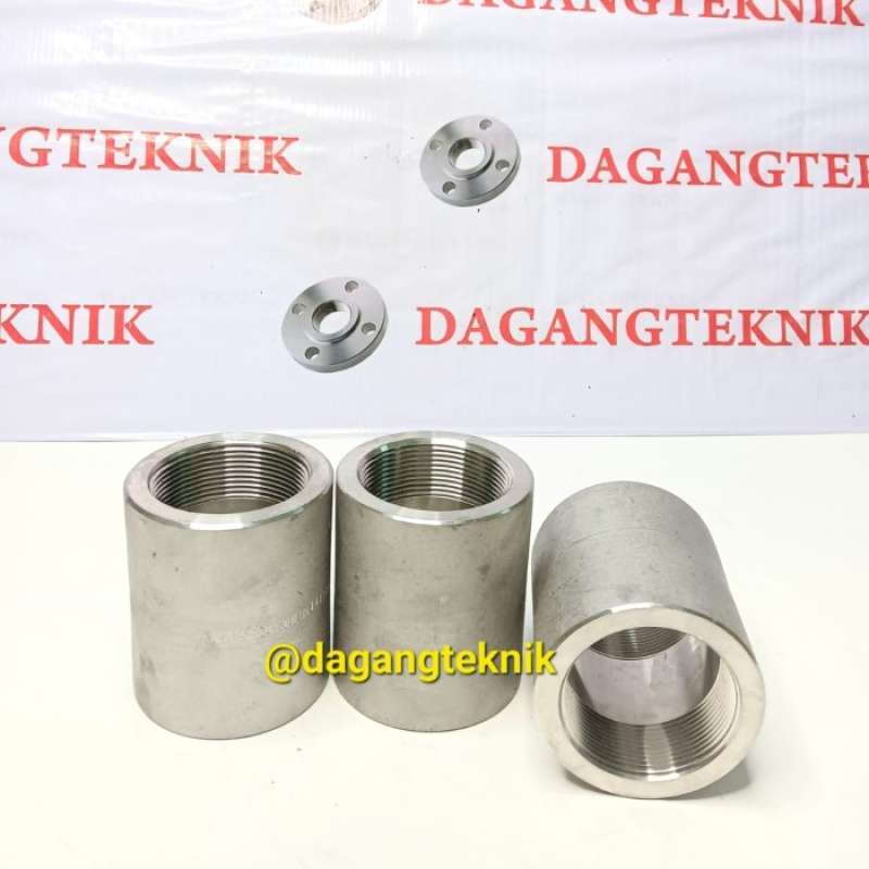 Promo Promo- Socket / Coupling Drat / Threaded / Npt Ss 304 Asa 3000 1/ ...