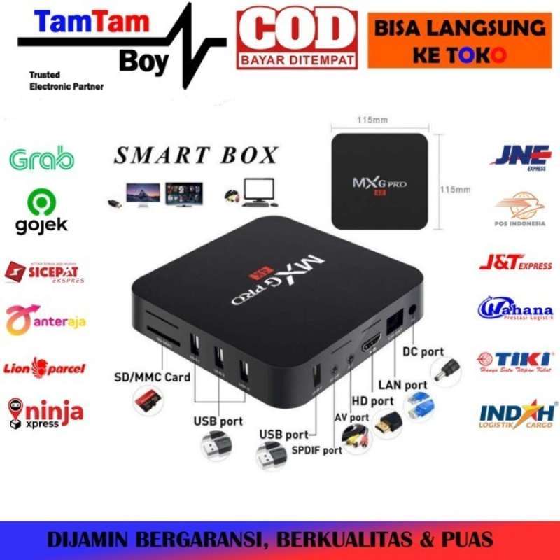 Jual Android Box Mxq Pro 4k Smart Tv 4gb Ram 64gb Rom Quad Core Smart ...