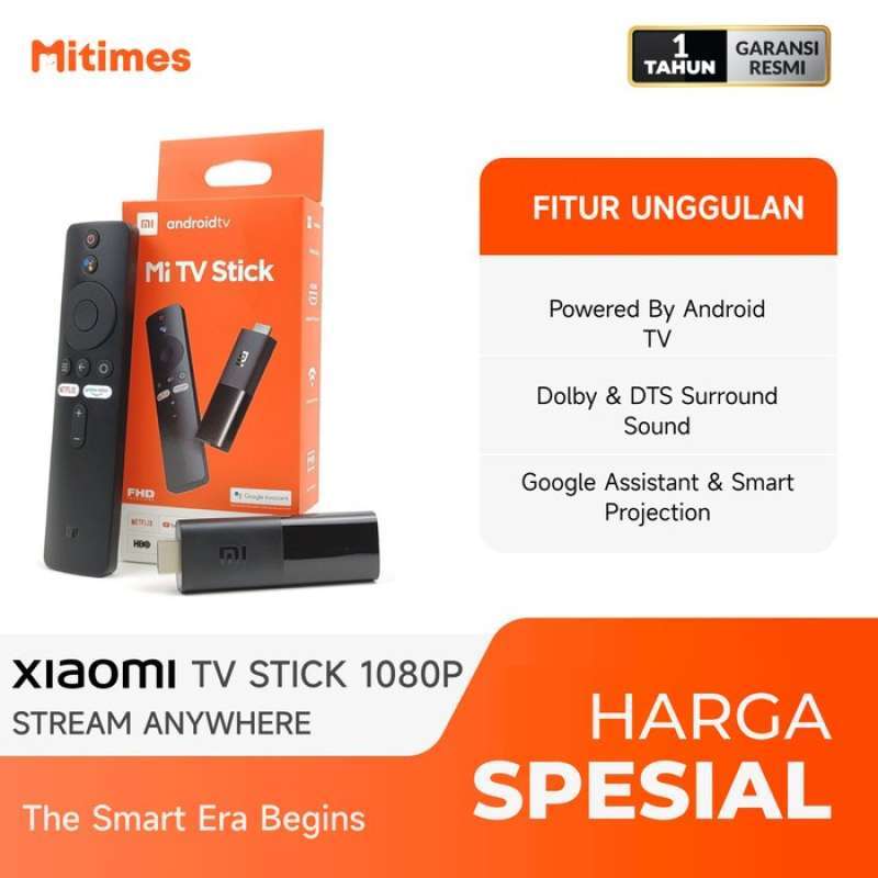 Jual Xiaomi Mi Tv Stick Android Tv Full Hd 1080p Garansi Resmi Di ...