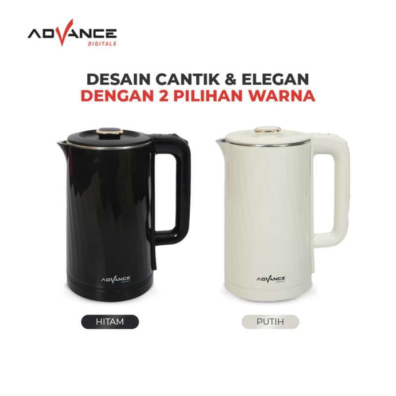 Jual Teko Listrik / Electric Kettle Advance Ak-187 Kapasitas 2l 500watt ...