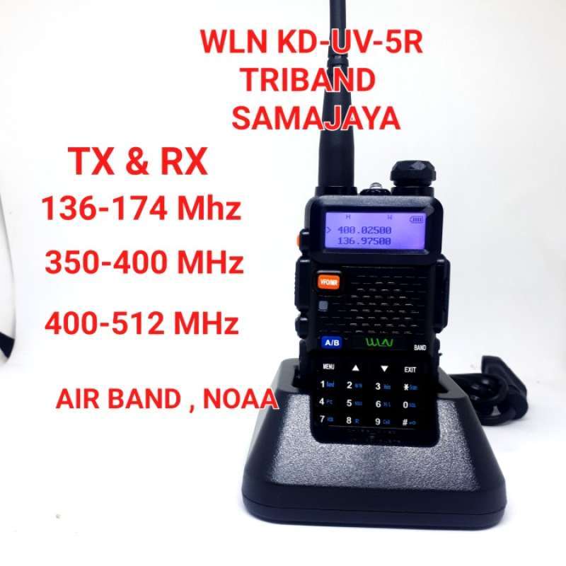 Jual Ht Wln Kd-uv-5r Triband 144, 350, 400mhz Tx & Rx Di Seller Circlet ...