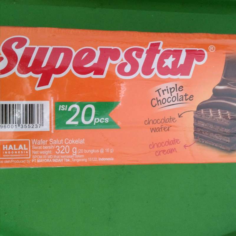Jual Wafer Superstar Box Isi 20 Pcs Di Seller Dubai Supermarket ...