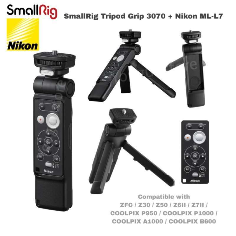 Jual Nikon Ml-l7 Bluetooth Remote Control + Smallrig Tripod Grip 3070 ...