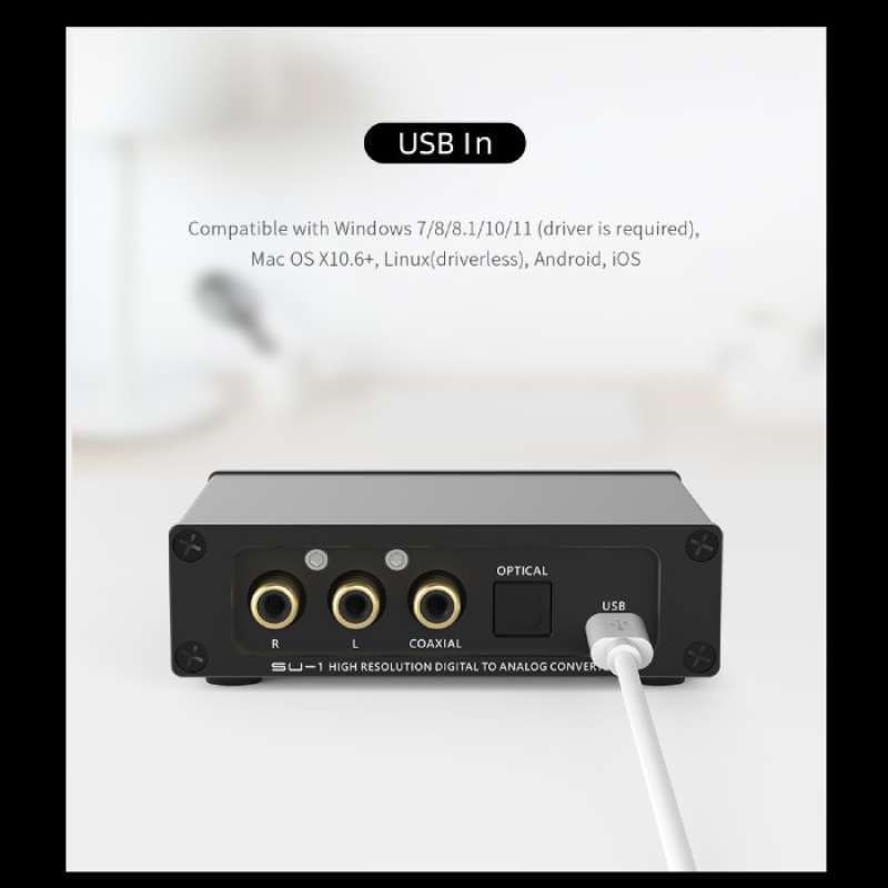 Jual Smsl Su1 / Su 1 Hi-res Mqa Ak4493s Digital To Analog Convertor Dac ...