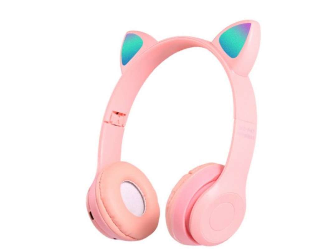 Jual Headphone Telinga Kucing Bluetooth Wireless Import Led Ear Cat ...