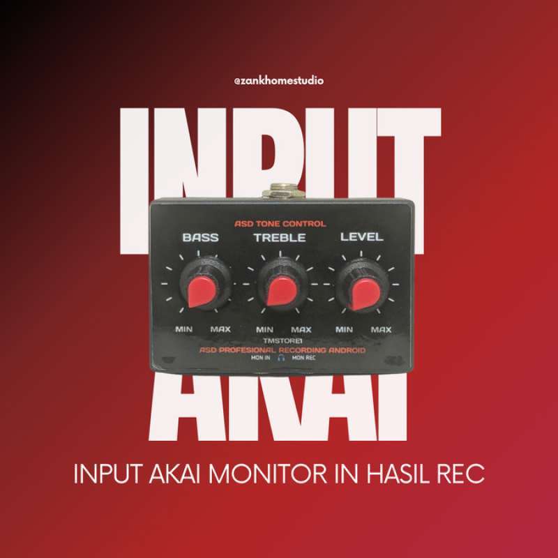 Jual Perekam Audio Suara Dari Mixer Ke Hp Android 3 Tone Control - Akai ...