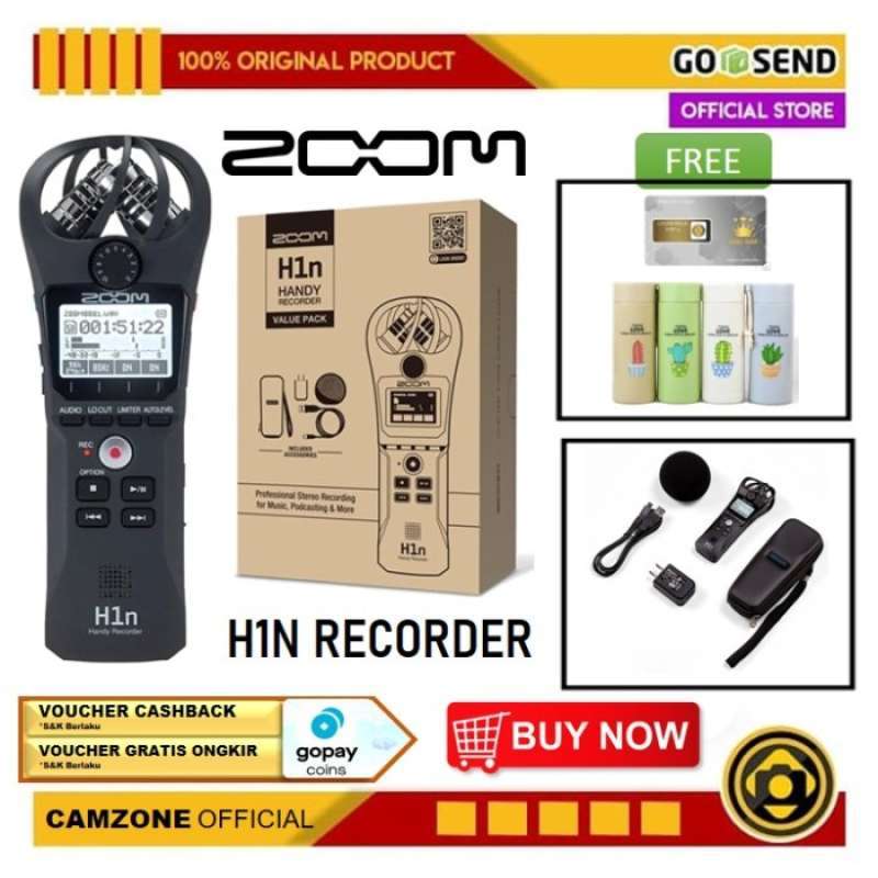 Jual Zoom H1n Digital Handy Recorder - Audio Recorder Di Seller Circlet ...
