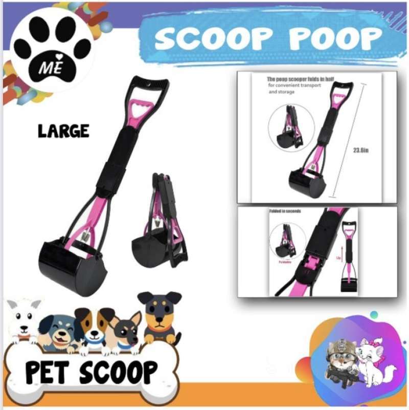 Promo Poop Cleaner 60cm / Alat Angkat Kotoran Anjing / Pet Poop Cleaner ...