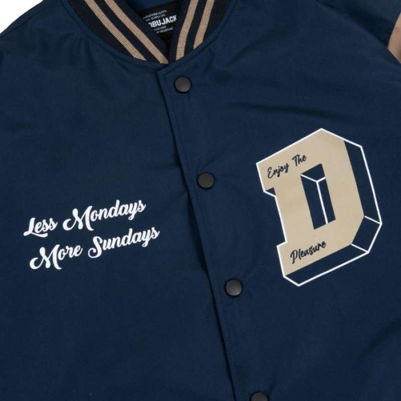 Jual Dobujack Jacket Varsity Hazeland Navy Saga Cream - M Navy Di ...