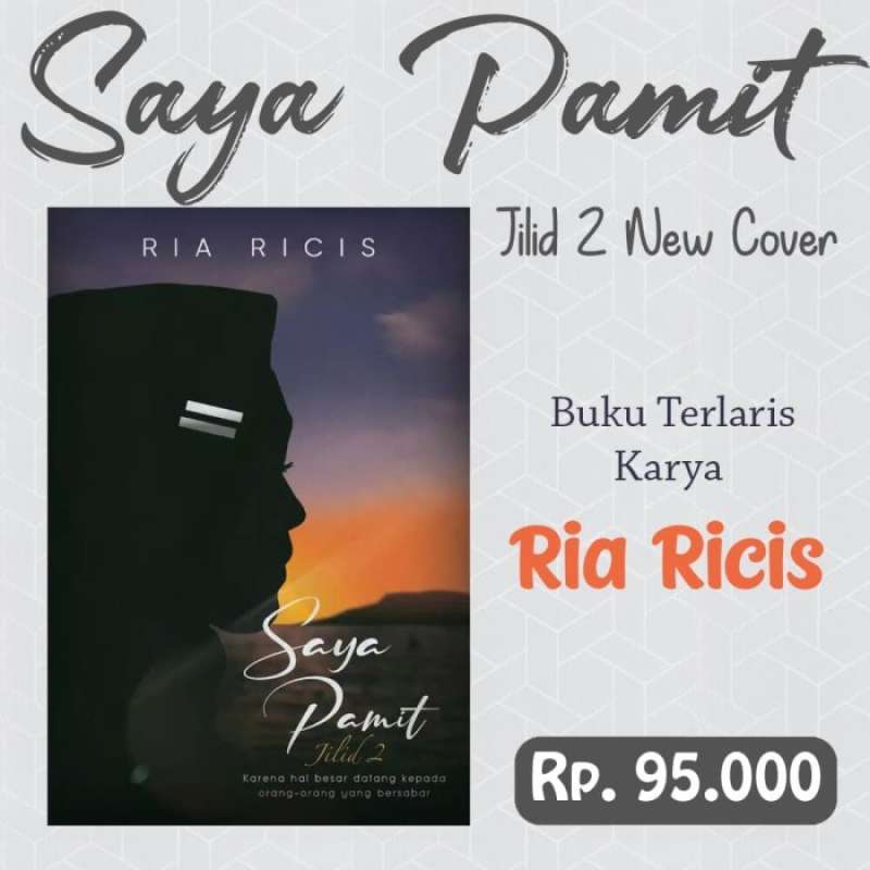 Promo Ori Saya Pamit Jilid 2 (new Cover) - Ria Ricis Diskon 26% Di ...
