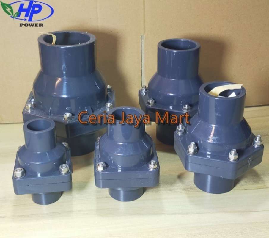 Promo Klep Tabok Pvc 1 1/2 Inch Socket / Flap Swing Check Valve Pvc Dn40 Diskon 23% Di Seller ...