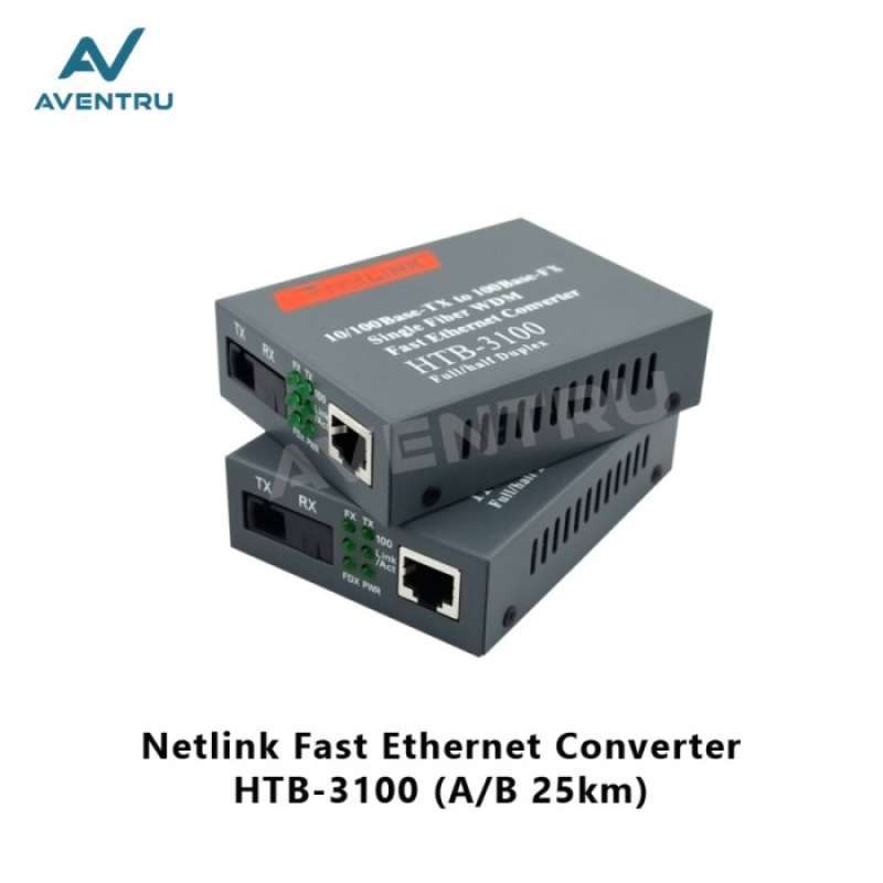 Promo Netlink Htb3100 Htb 3100 Ab Htb-3100 Fast Ethernet Media Converter Diskon 23% Di Seller ...