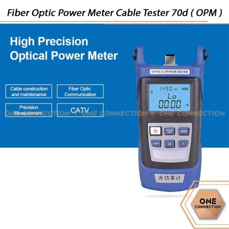 Promo Fiber Optic Optical Power Meter Cable Tester 70d ( Opm ) High ...