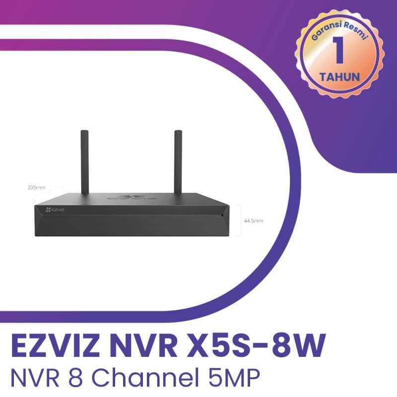 Jual Ezviz X5s-8w Nvr 8 Channel 5mp Di Seller Bandar Multi Teknologi ...