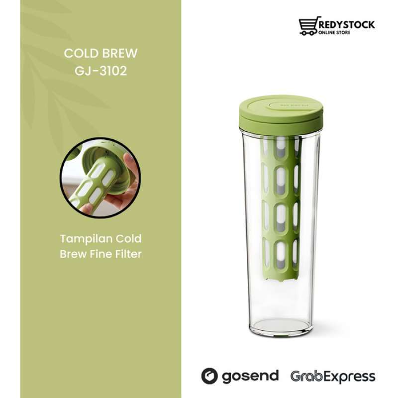 Promo Cold Brew Coffee Tea Maker Infuser 1000ml - Alat Kopi Teh Gj3102 ...