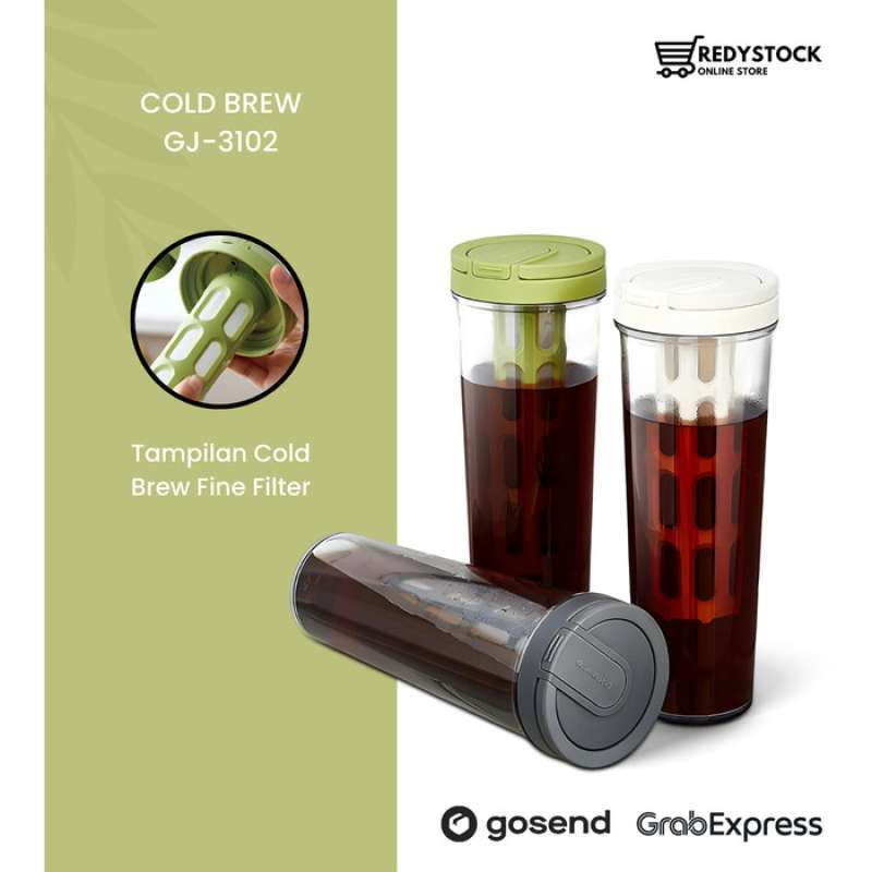 Promo Cold Brew Coffee Tea Maker Infuser 1000ml - Alat Kopi Teh Gj3102 ...