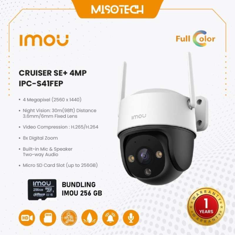 Promo Pan-tilt Wifi Cctv Cruiser Se+ Ipc-s41fep 4mp Ip Two-way Audio Diskon 23% Di Seller ...