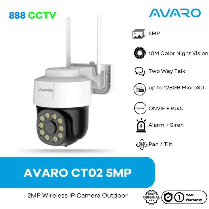 Promo Ct02 5mp Smart Cctv Wifi Ip Camera Outdoor Diskon 23% Di Seller ...