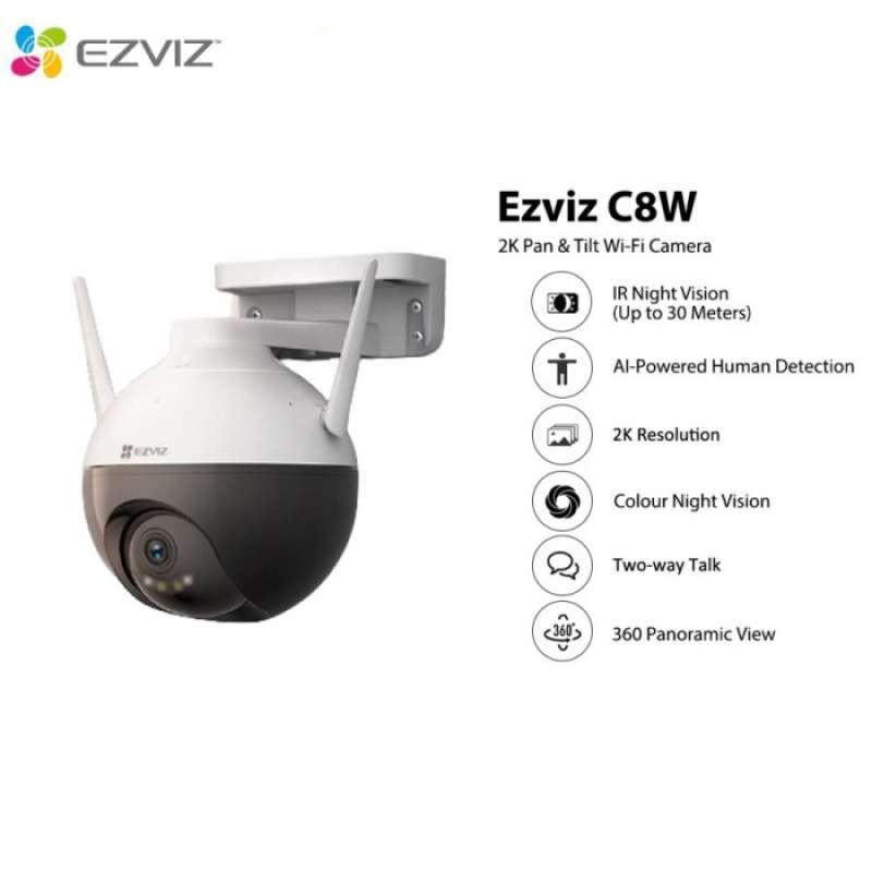 Promo C8w 4mp 2k+ Pan & Tilt Wi-fi Camera Diskon 23% Di Seller Tuplens ...