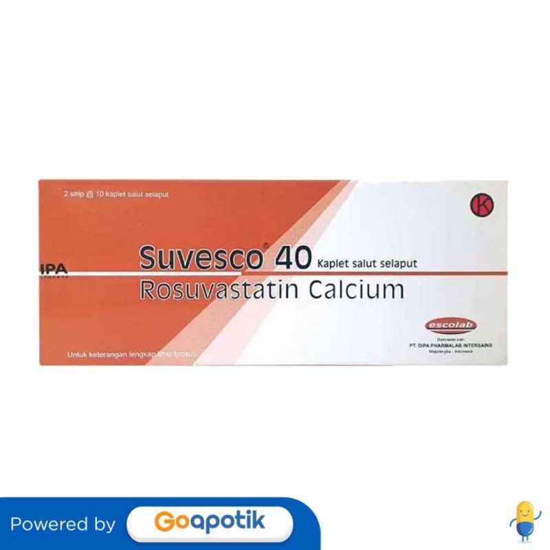Jual Suvesco 40 Mg Box 20 Kaplet Di Seller Apotek Diamond Taman Sari ...