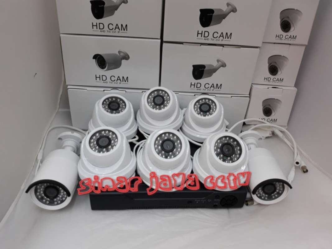 Promo Paket Cctv 8camera Ahd Full Hd Lens 3mp Diskon 23% Di Seller ...