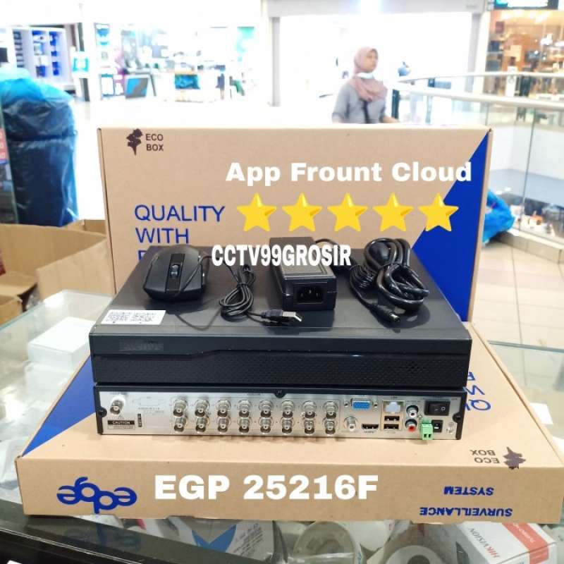 Promo Dvr Edge 16 4k 5mp Hybrid Analog & Onvif Ip Camera Cctv P6s ...