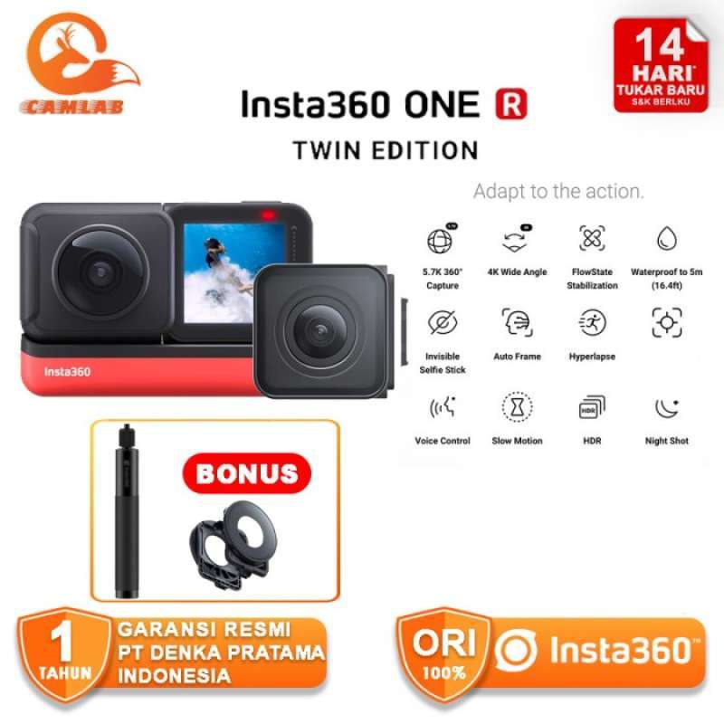 Promo Insta360 One R Twin Edition / Insta 360 One R Twin Garansi Resmi ...