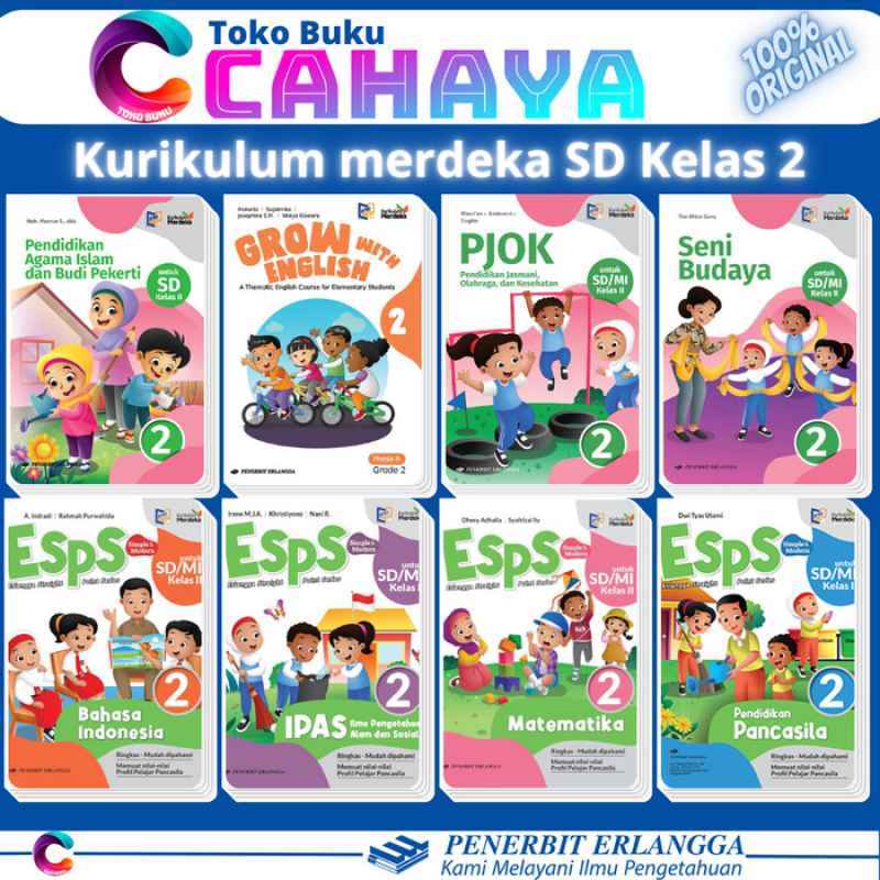 Jual Buku Kelas 2 Sd Kurikulum Merdeka Erlangga Revisi Matematika Dan Lain2 Di Seller Winter ...