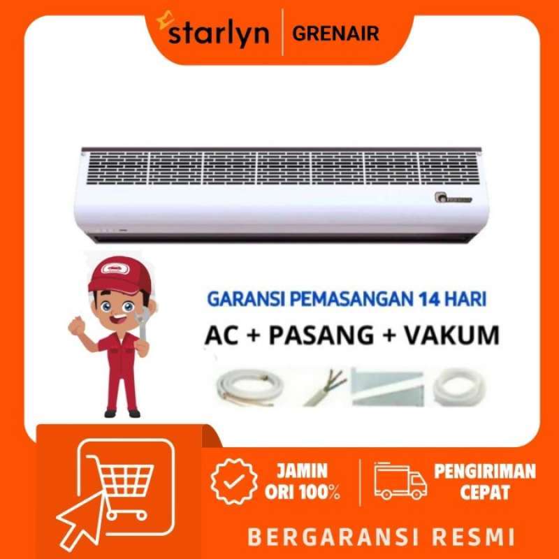 Promo Ac Greenair Air Curtain Slim Mild Strong 90cm Gv-09sms Diskon 33% ...