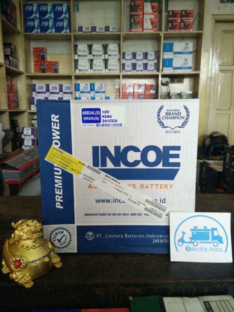 Promo Aki Mobil Incoe Ns60ls (aki Basah) Diskon 23% Di Seller Busabusi ...