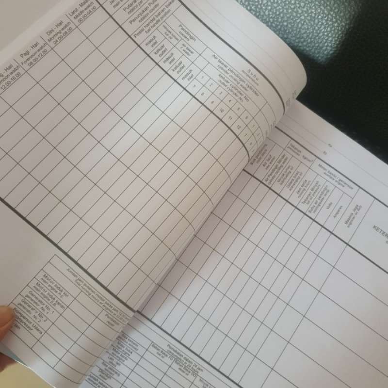 Jual Buku Jurnal Dek Dan Mesin Kapal/log Book Deck,engine Di Seller ...
