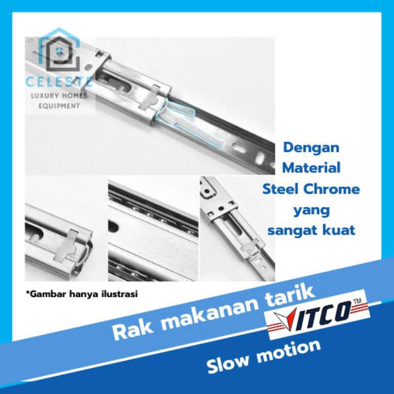 Promo Vitco Super Tall Unit 1860 - 2200 Mm/rak Snack Botol Tarik Slow ...