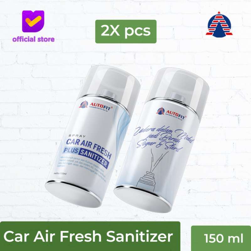 Promo Autofit Car Air Fresh Plus Sanitizer 2x Fogging Interior Mobil Diskon 23% Di Seller Sari ...