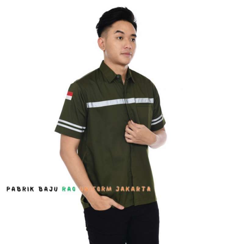 Promo Kemeja Safety K3/baju Kerja Lapangan/kemeja Seragam Pt/seragam ...