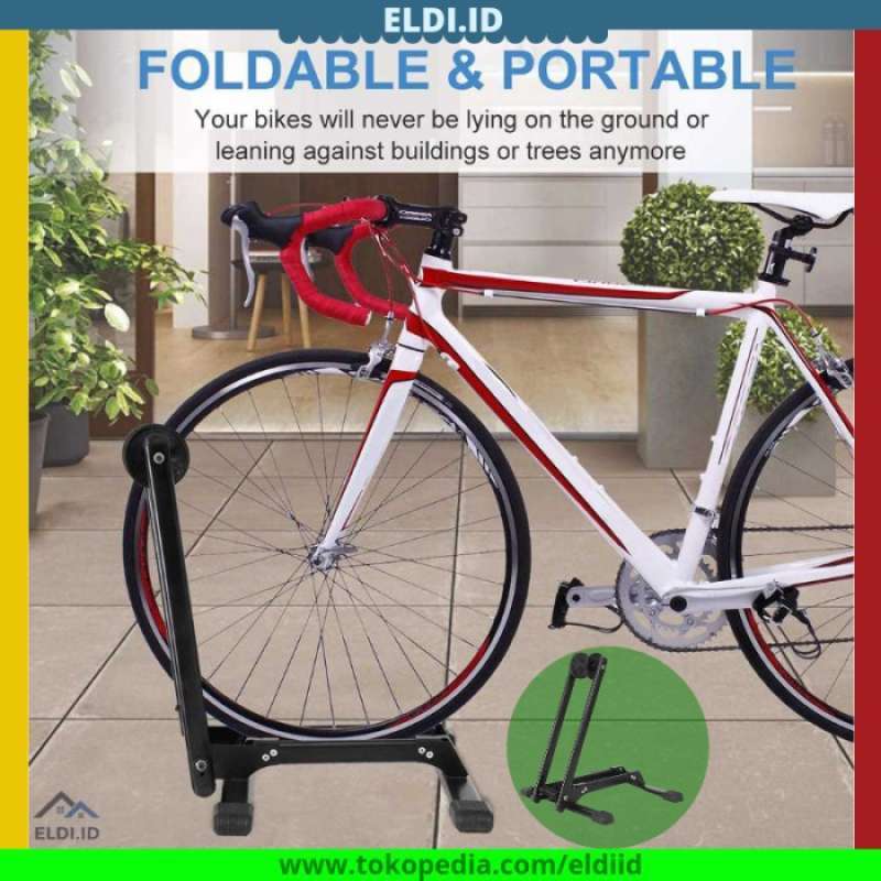 Promo Standar Parkir Sepeda Universal Lipat Portable Foldable Floor ...