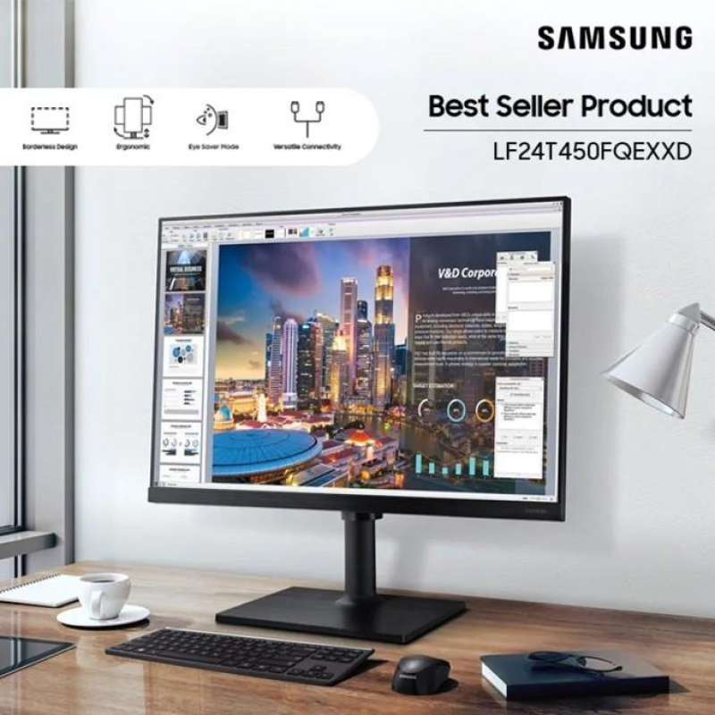 Jual Samsung F27t450 Fqe 27 75hz Fhd Ips Freesync Professional Monitor ...