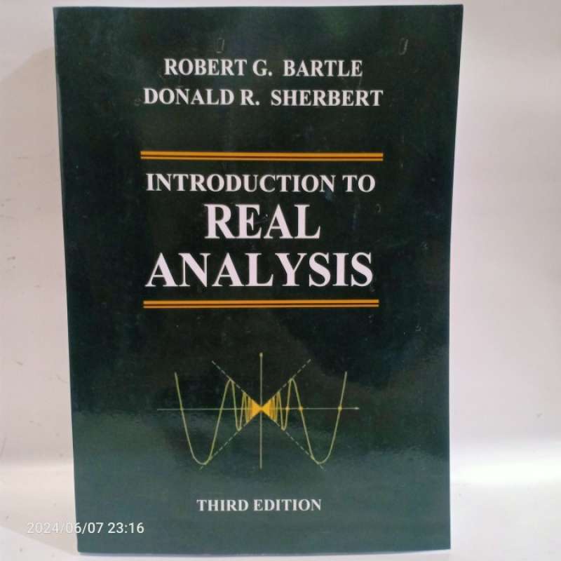 Jual Buku Import Introduction To Real Analysis Robert G Bartle & Donald S Di Seller Rumix ...