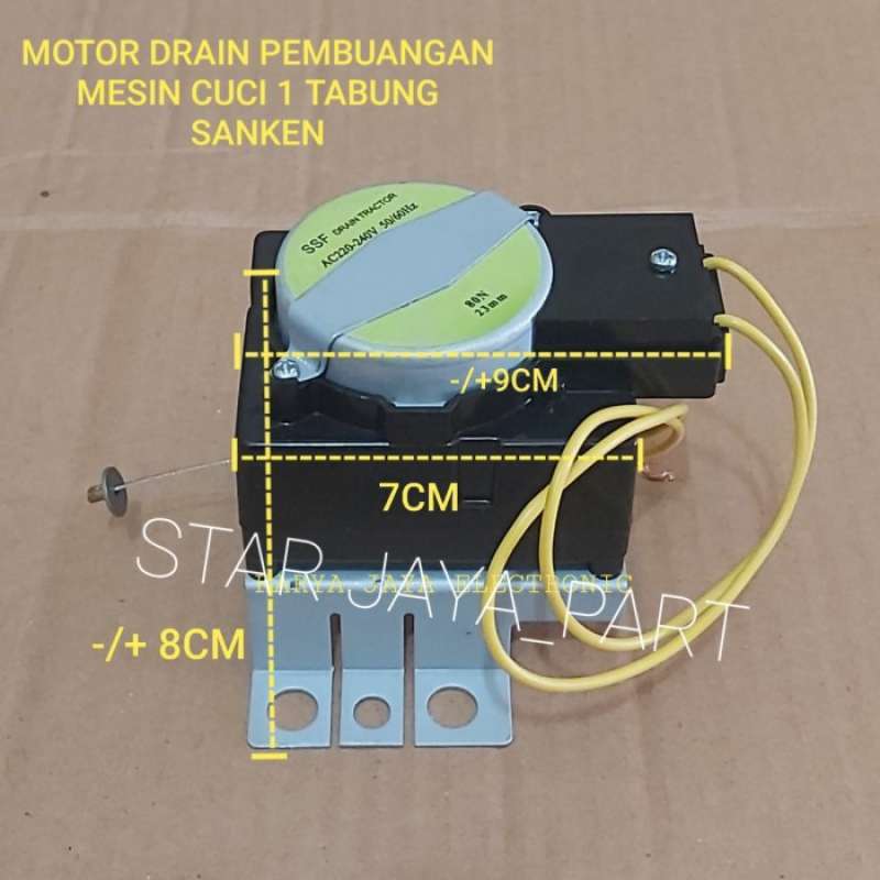 Promo Motor Drain Mesin Cuci Sanken / Motor Drain Sanken Diskon 23% Di ...