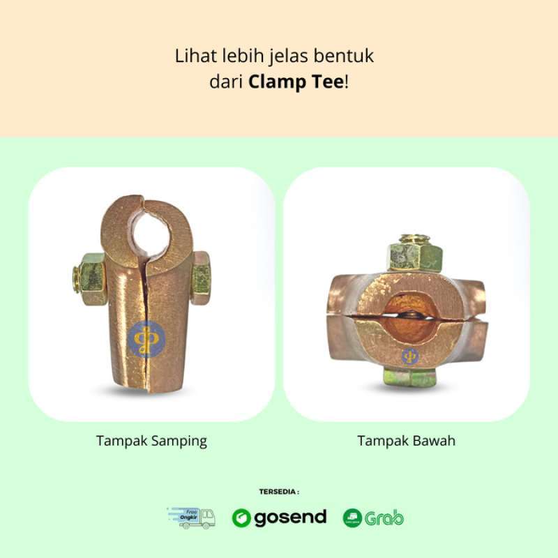 Promo Pgi | Clamp Kabel T Atau Clamp Tee Tembaga Asli 100% - 35 Mm ...